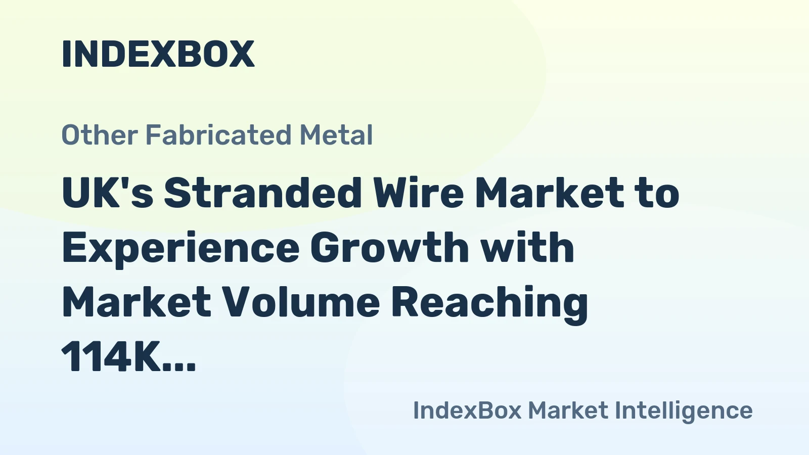 UK's Stranded Wire Market to Experience Growth with Market Volume Reaching 114K Tons and Market Value Reaching $619M by 2035