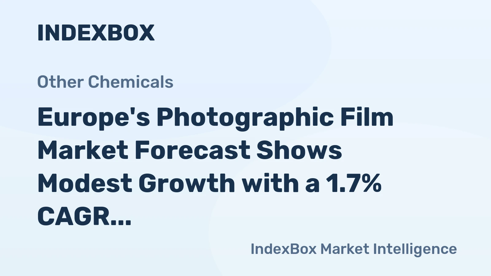 Europe's Photographic Film Market Forecast Shows Modest Growth with a 1.7% CAGR in Value
