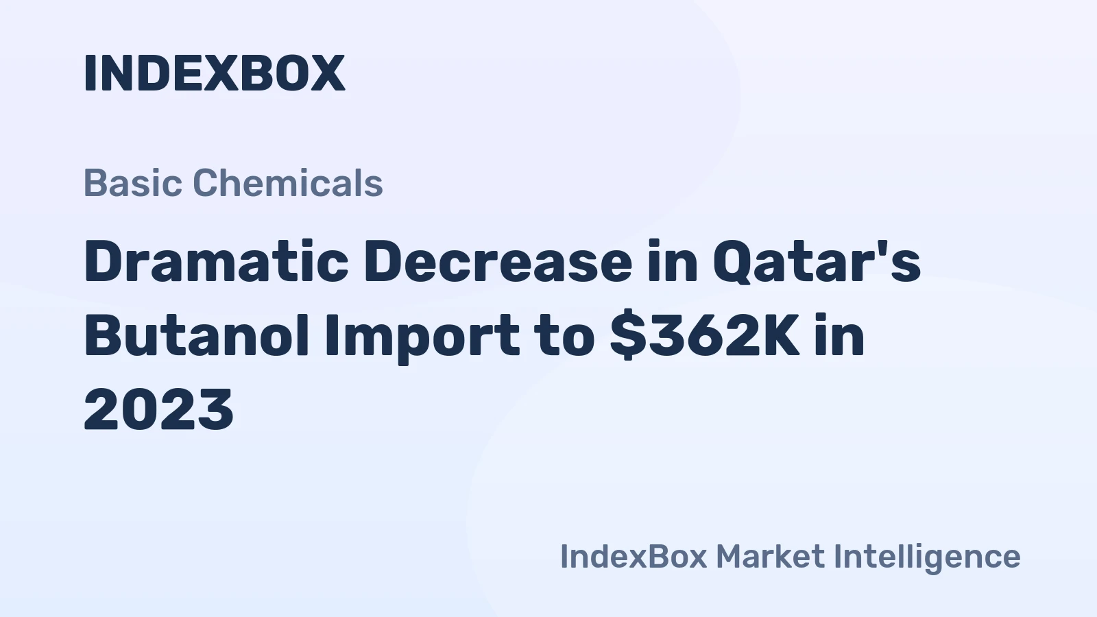 Dramatic Decrease in Qatar's Butanol Import to $362K in 2023