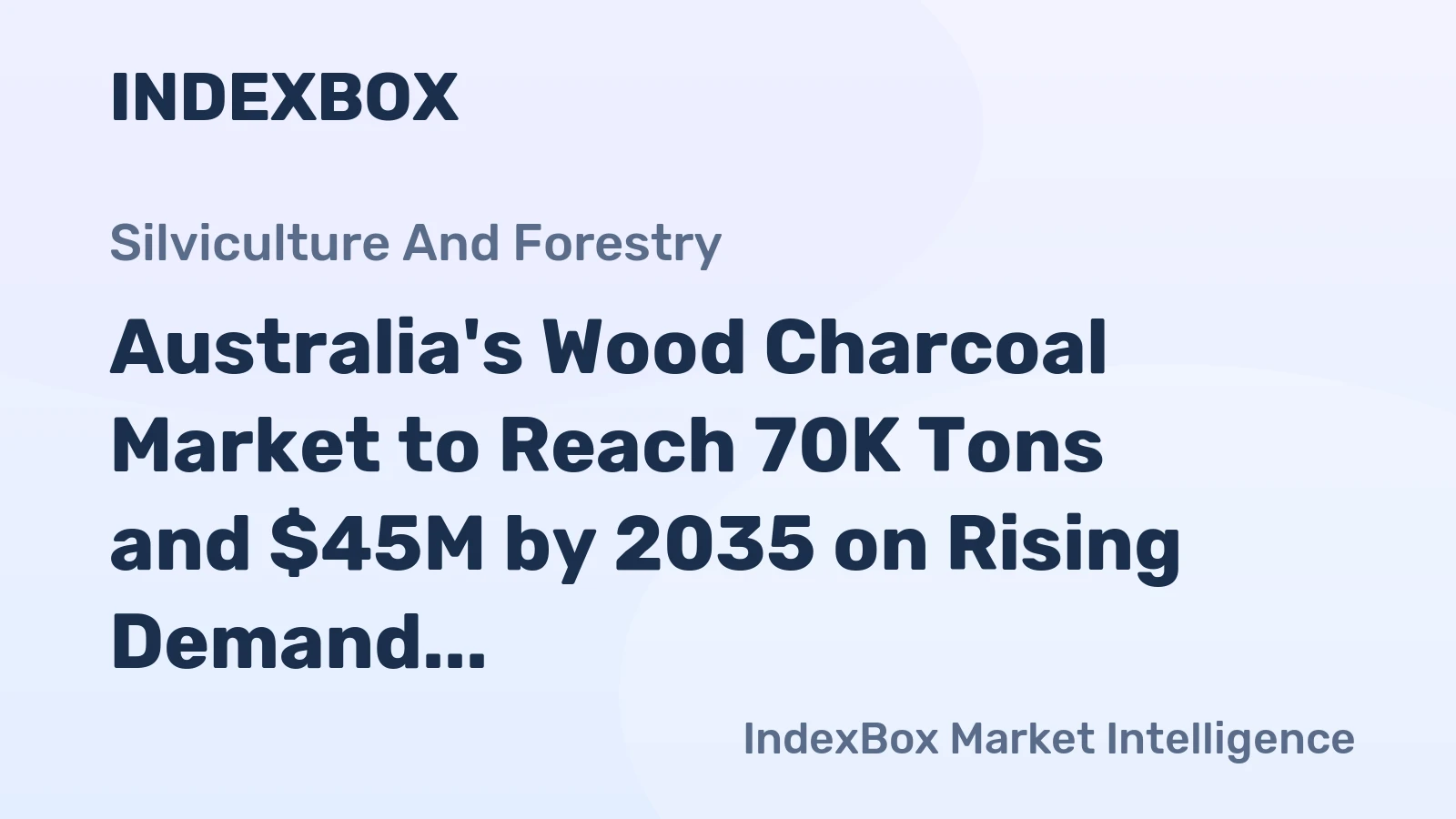 Australia's Wood Charcoal Market to Reach 70K Tons and $45M by 2035 on Rising Demand