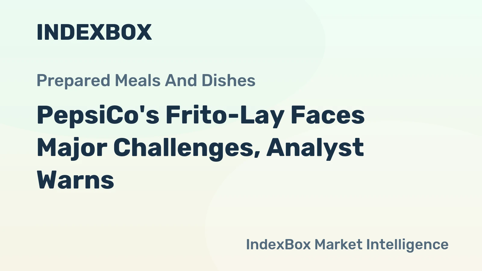 PepsiCo's Frito-Lay Faces Major Challenges, Analyst Warns