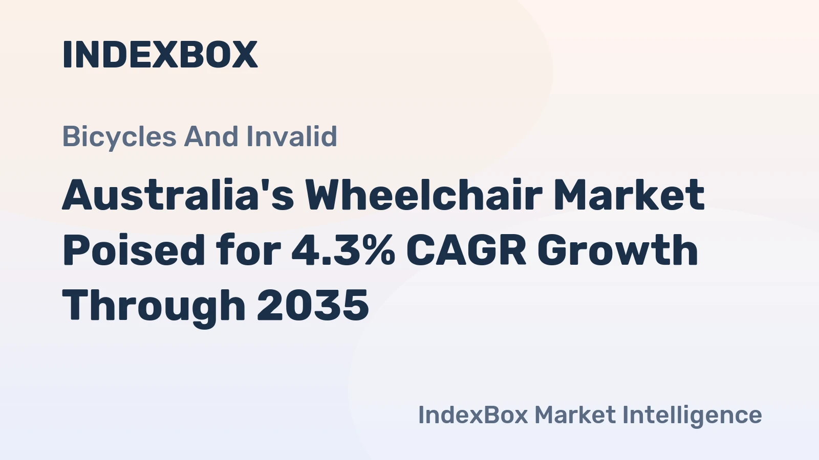 Australia's Wheelchair Market Poised for 4.3% CAGR Growth Through 2035