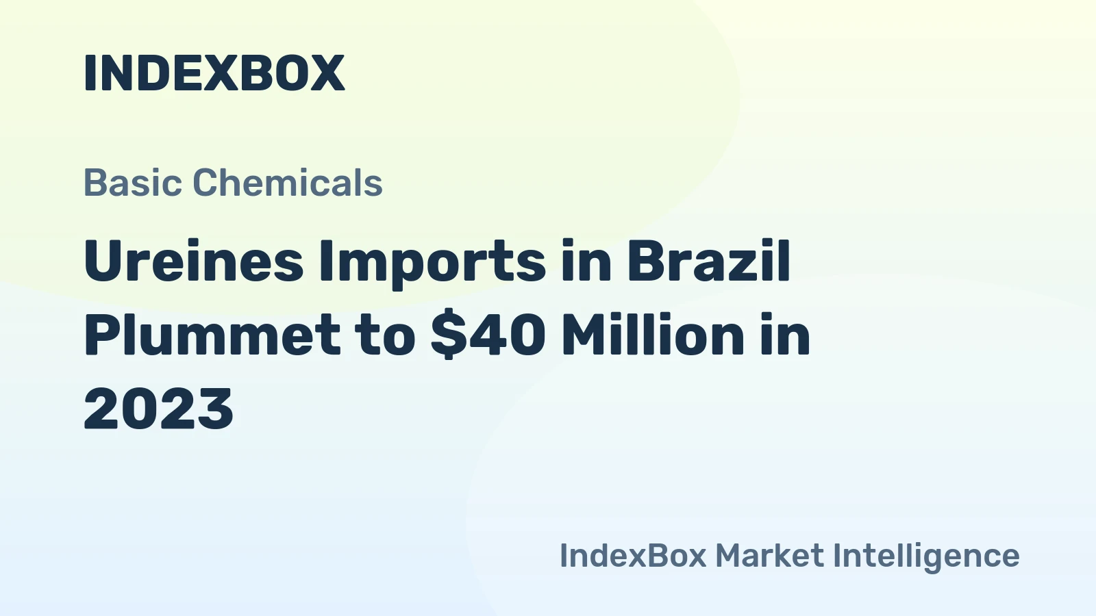 Ureines Imports in Brazil Plummet to $40 Million in 2023