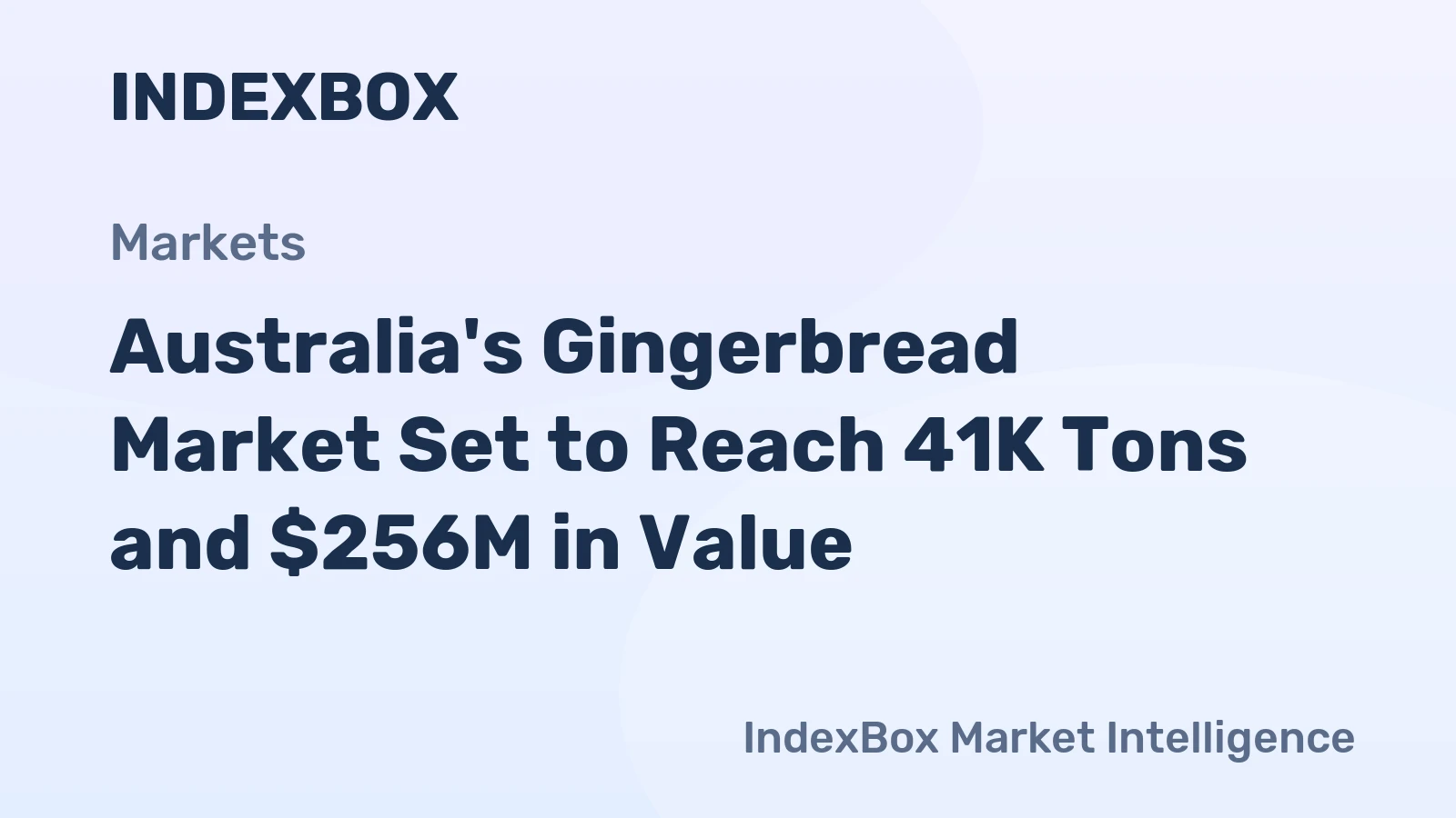 Australia's Gingerbread Market Set to Reach 41K Tons and $256M in Value