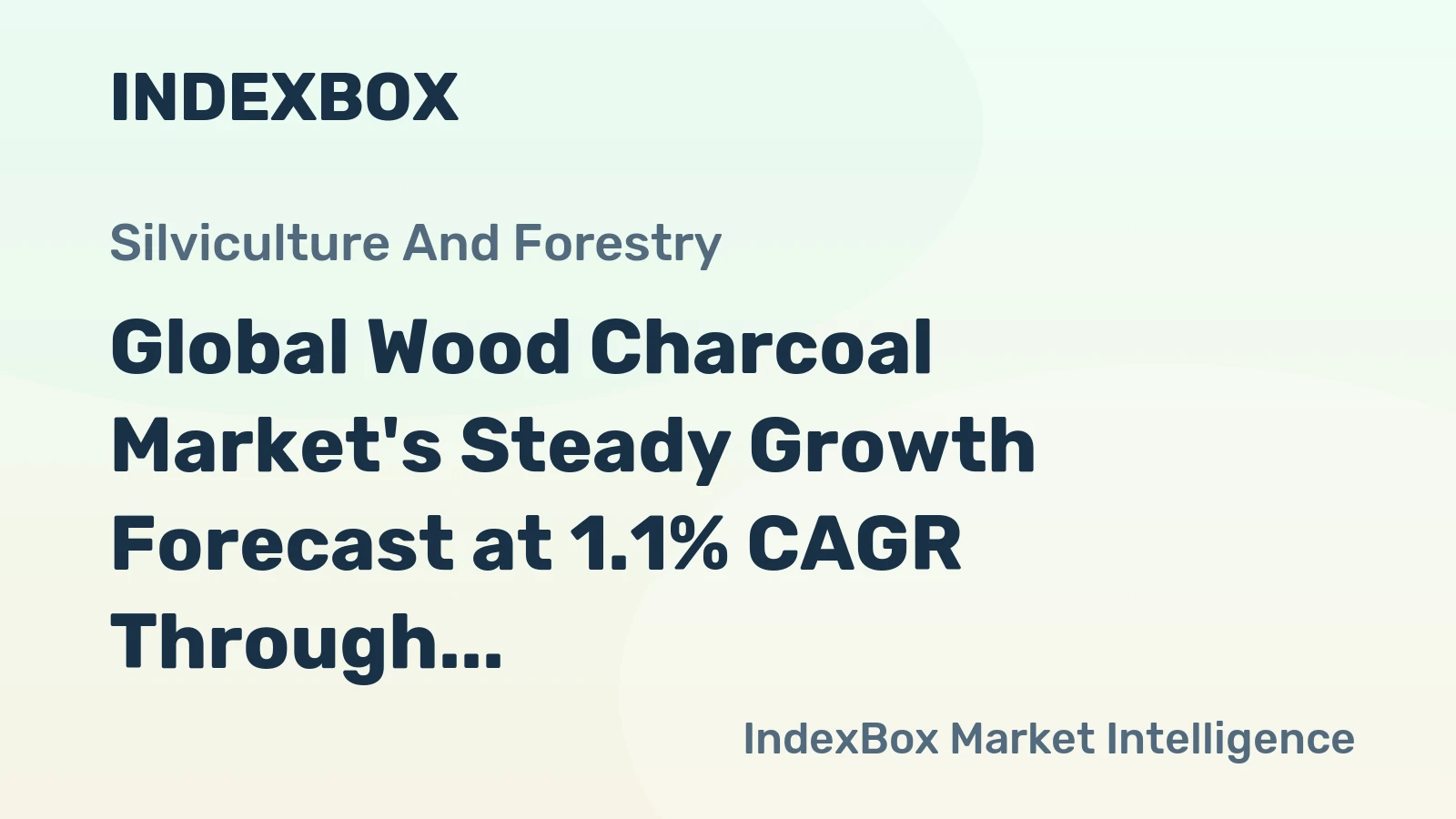 Global Wood Charcoal Market's Steady Growth Forecast at 1.1% CAGR Through 2035