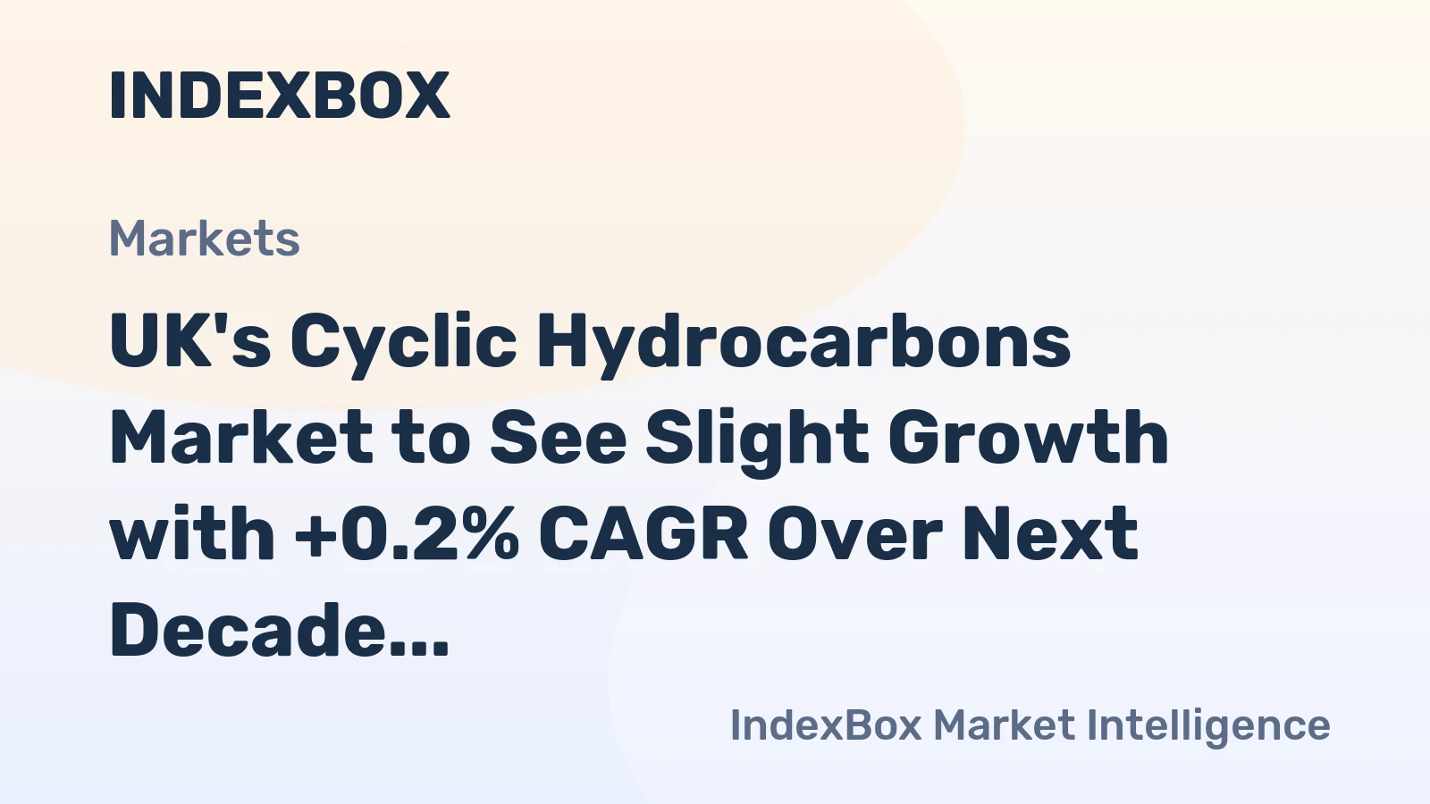 UK's Cyclic Hydrocarbons Market to See Slight Growth with +0.2% CAGR Over Next Decade