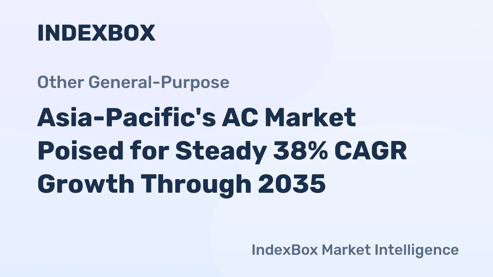 Asia-Pacific's AC Market Poised for Steady 38% CAGR Growth Through 2035