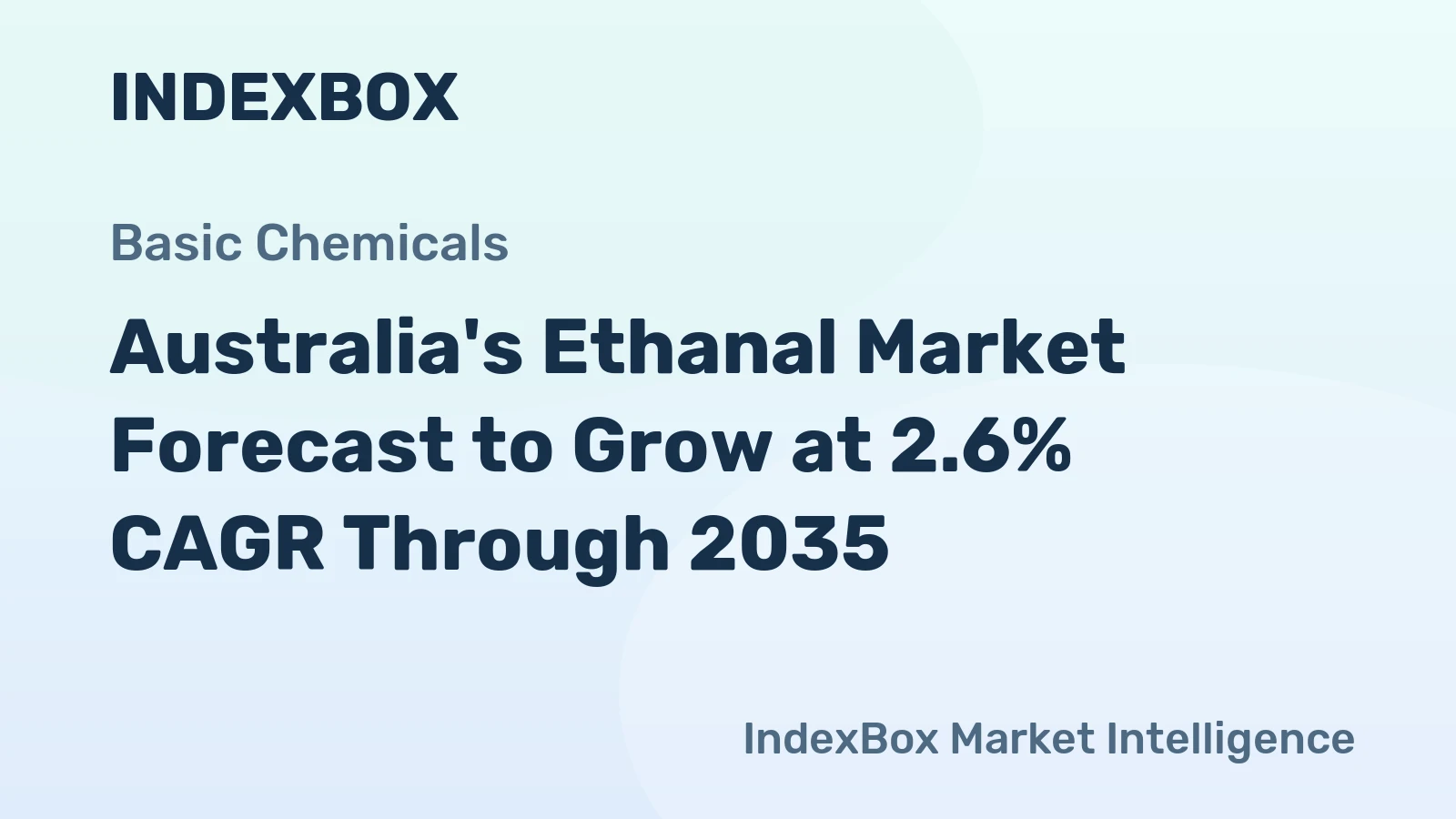 Australia's Ethanal Market Forecast to Grow at 2.6% CAGR Through 2035