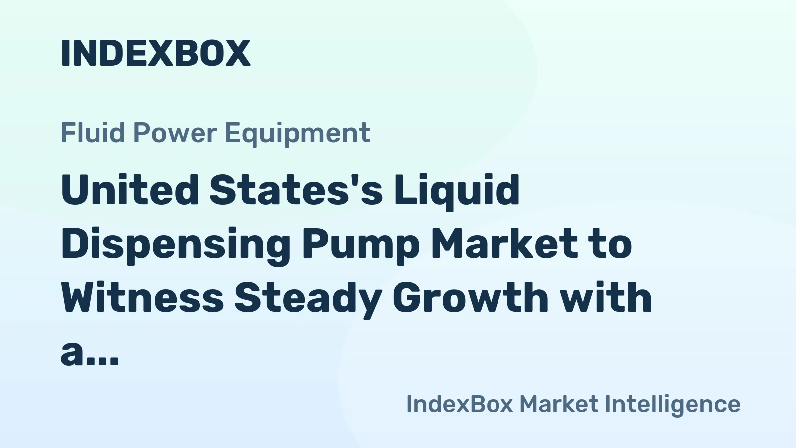 United States's Liquid Dispensing Pump Market to Witness Steady Growth with a CAGR of +3.8% from 2024 to 2035