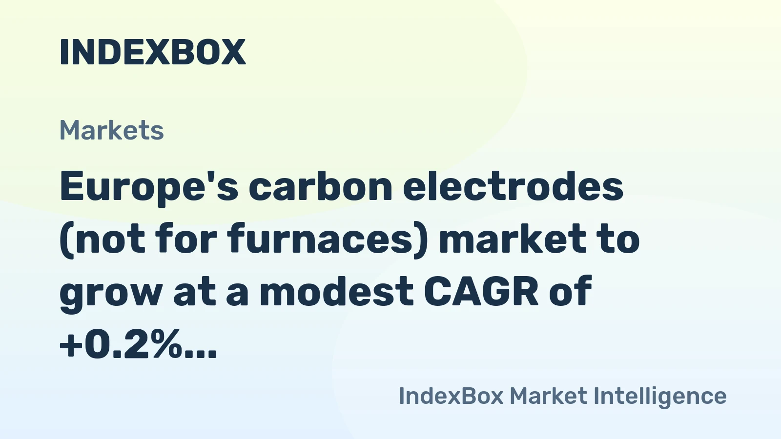 Europe's carbon electrodes (not for furnaces) market to grow at a modest CAGR of +0.2% through 2035, driven by sustained demand, reaching 832K tons.