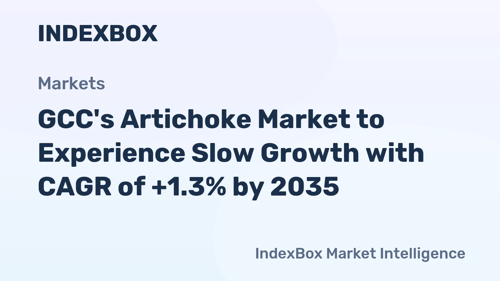 GCC's Artichoke Market to Experience Slow Growth with CAGR of +1.3% by 2035
