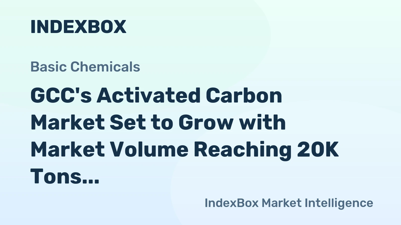 GCC's Activated Carbon Market Set to Grow with Market Volume Reaching 20K Tons and Market Value of $41M by 2035
