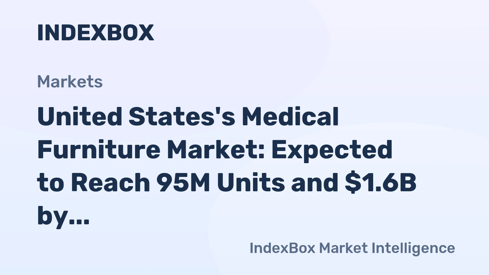 United States's Medical Furniture Market: Expected to Reach 95M Units and $1.6B by 2035