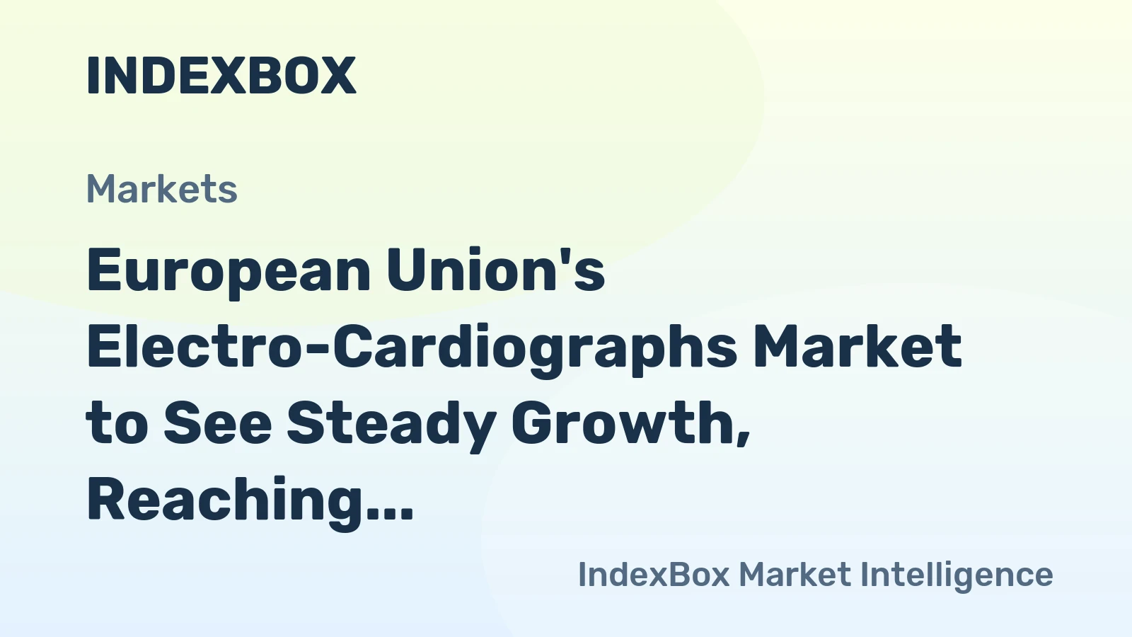 European Union's Electro-Cardiographs Market to See Steady Growth, Reaching 1.3B Units and $350.1B Value by 2035