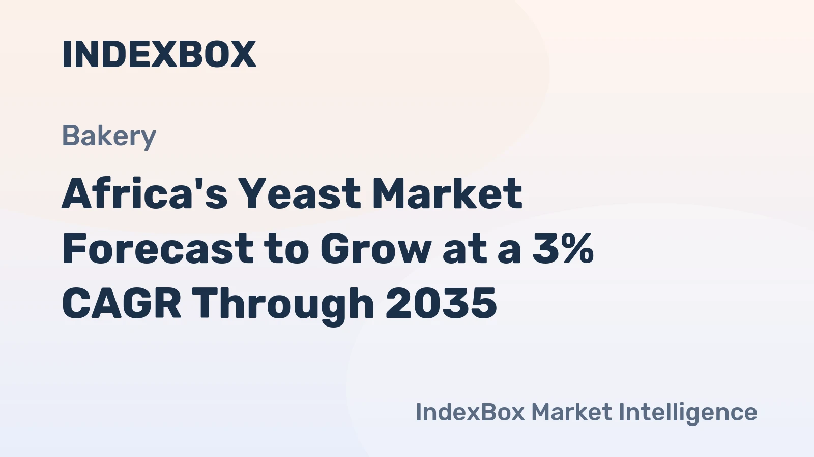 Africa's Yeast Market Forecast to Grow at a 3% CAGR Through 2035
