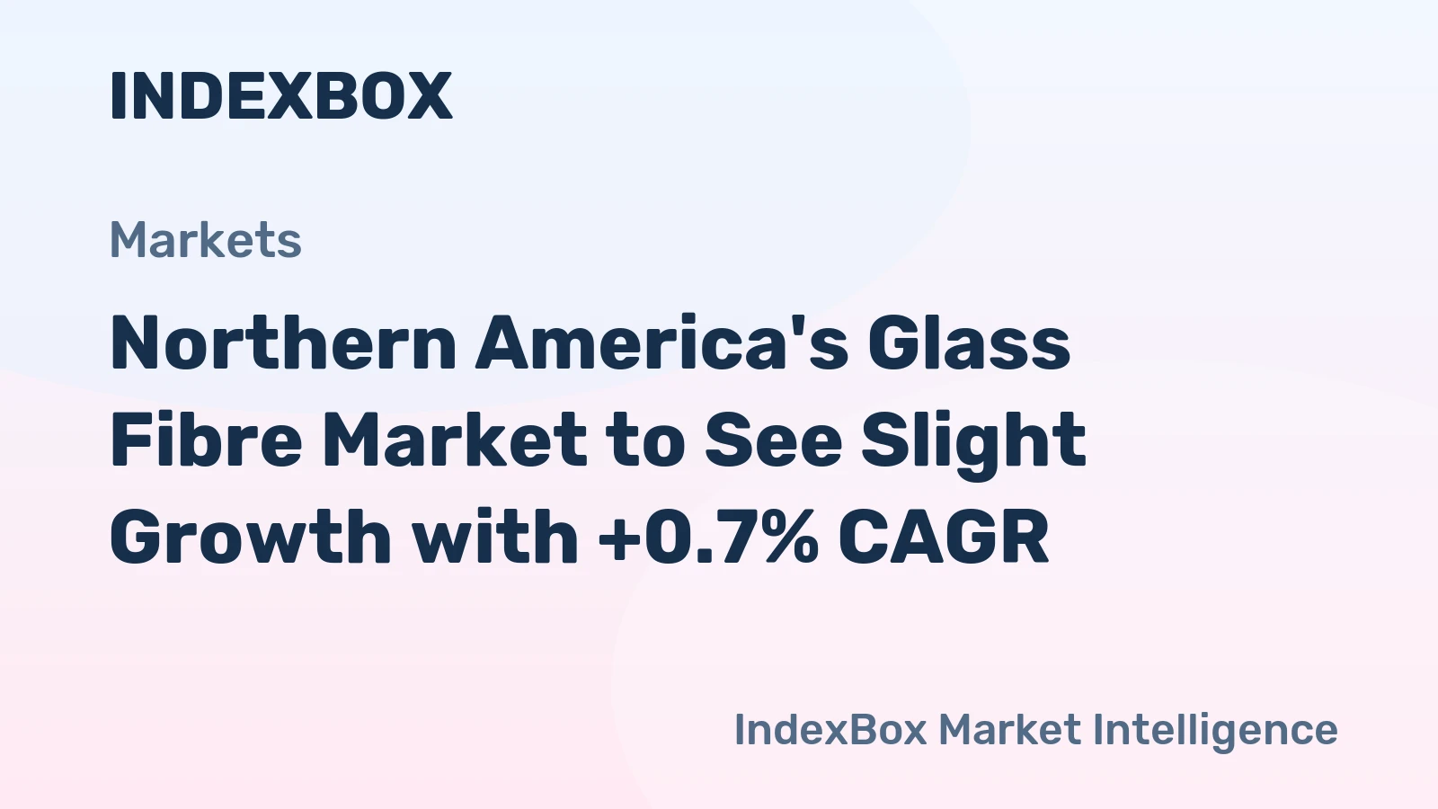 Northern America's Glass Fibre Market to See Slight Growth with +0.7% CAGR