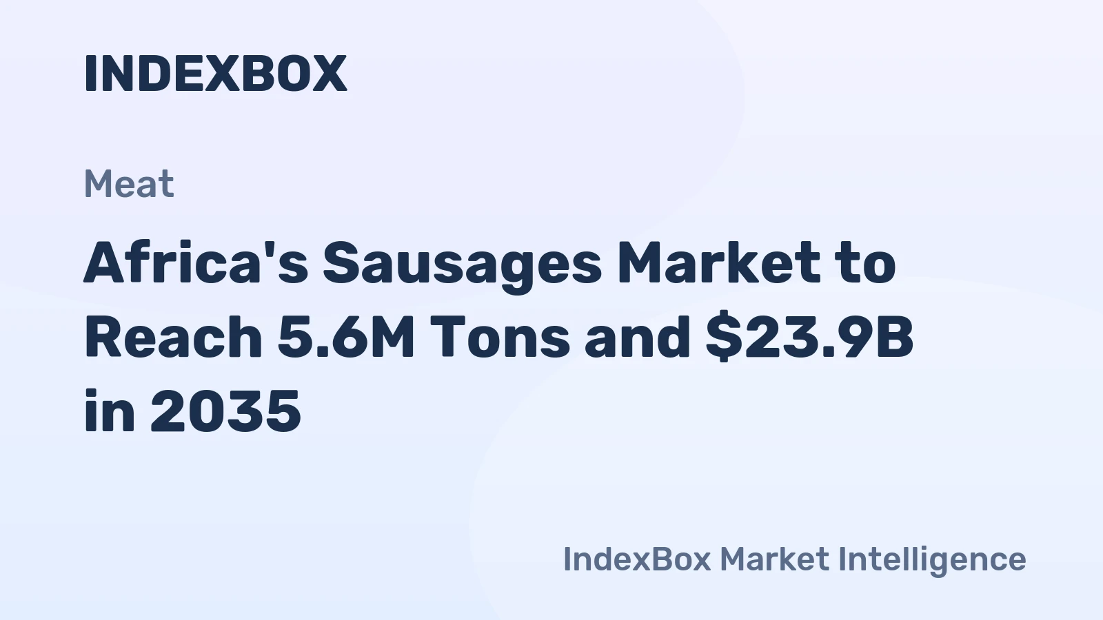 Africa's Sausages Market to Reach 5.6M Tons and $23.9B in 2035