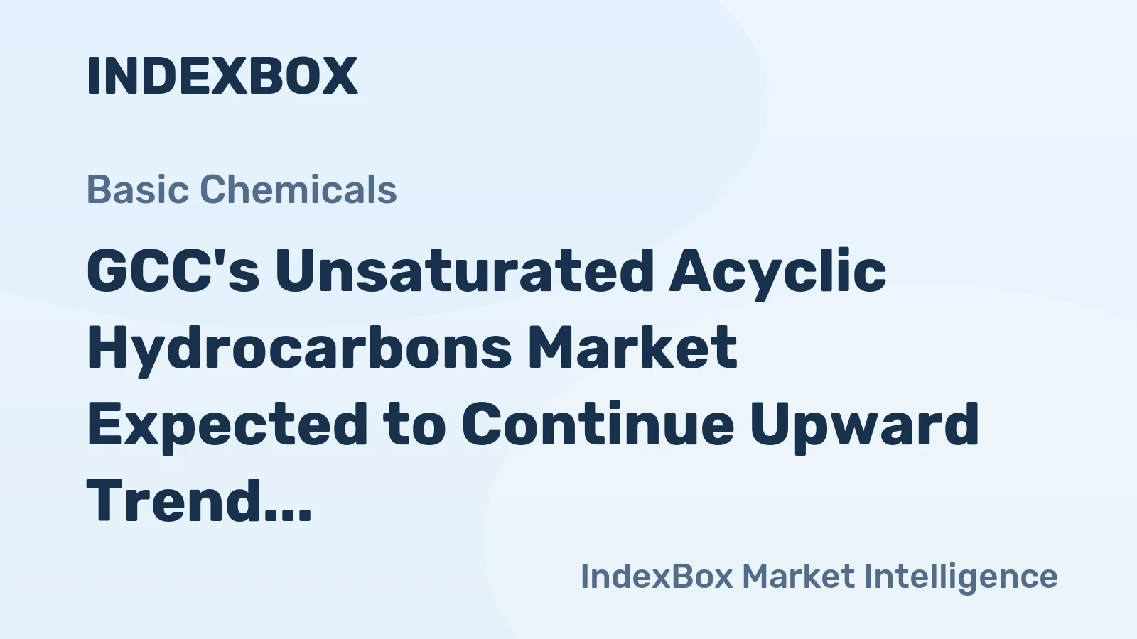 GCC's Unsaturated Acyclic Hydrocarbons Market Expected to Continue Upward Trend with Volume Reaching 184K tons and Value Reaching $221M by 2035