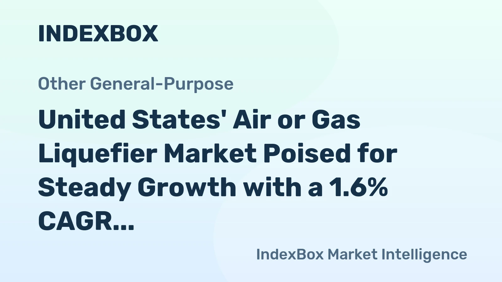 United States' Air or Gas Liquefier Market Poised for Steady Growth with a 1.6% CAGR