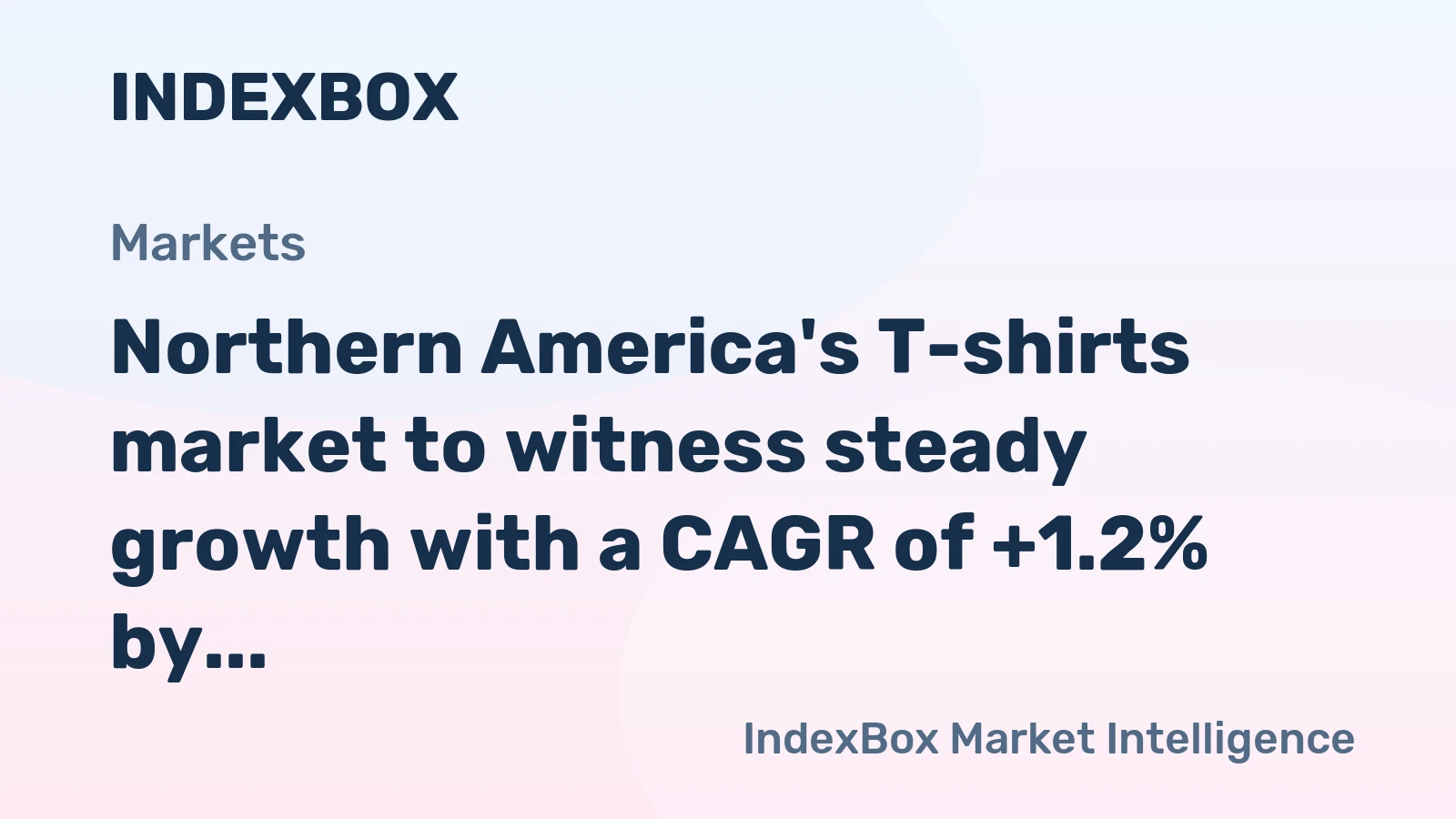 Northern America's T-shirts market to witness steady growth with a CAGR of +1.2% by 2035