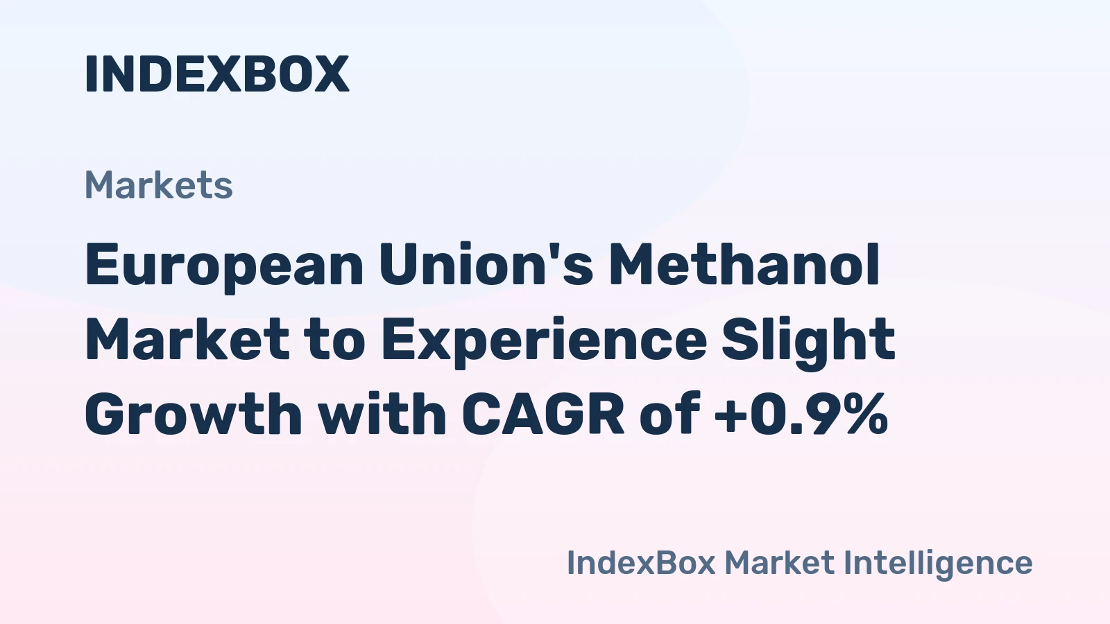 European Union's Methanol Market to Experience Slight Growth with CAGR of +0.9%