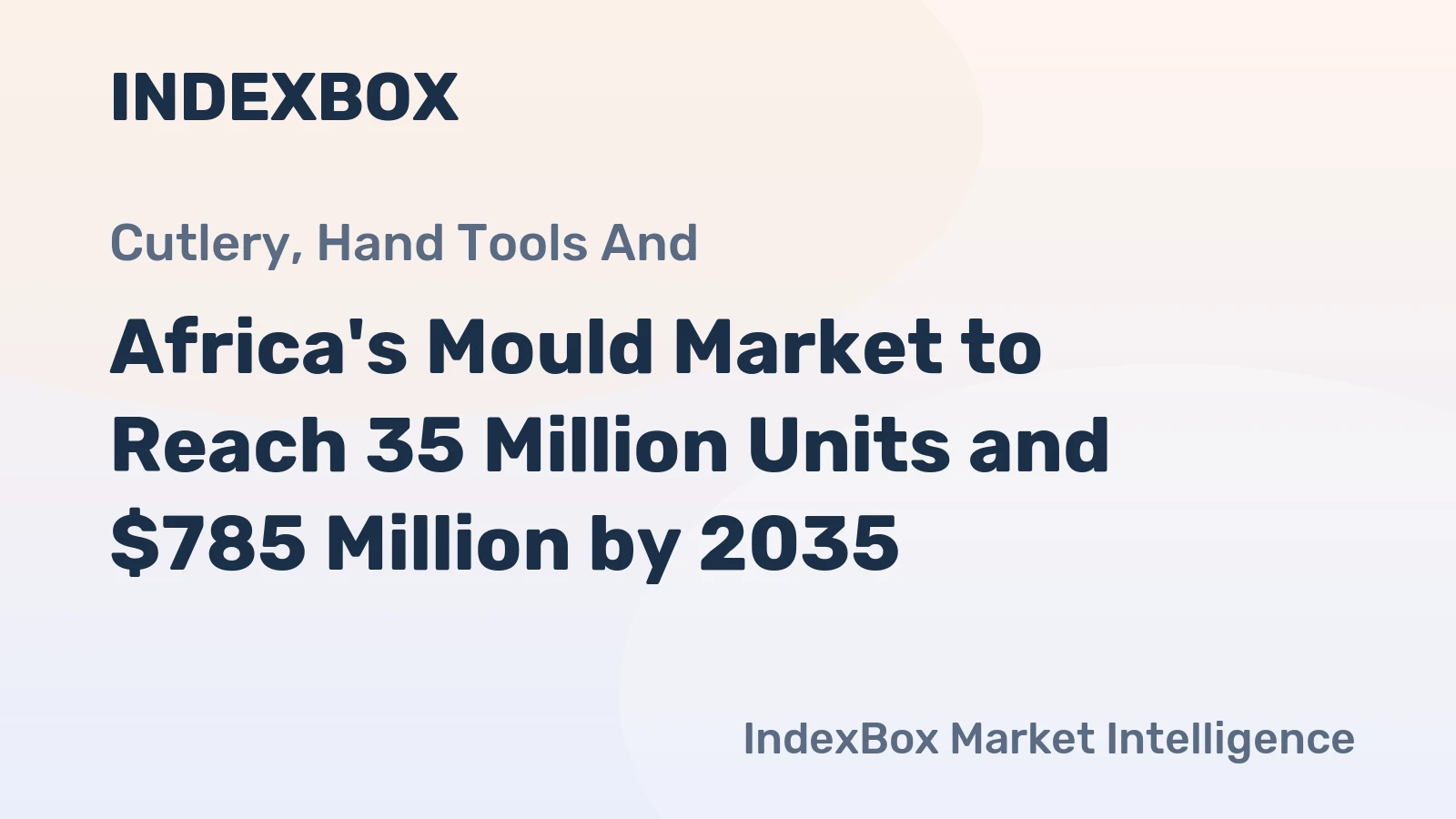 Africa's Mould Market to Reach 35 Million Units and $785 Million by 2035