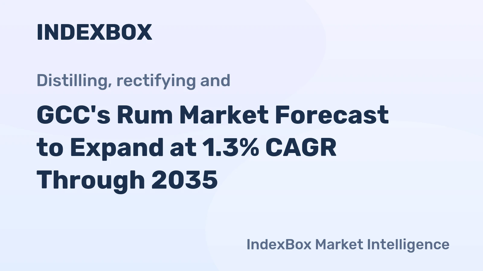 GCC's Rum Market Forecast to Expand at 1.3% CAGR Through 2035