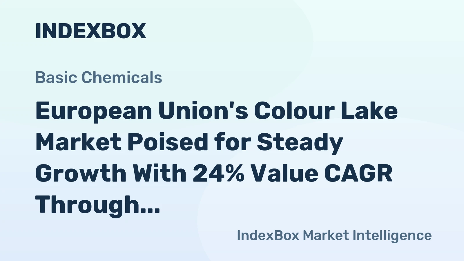 European Union's Colour Lake Market Poised for Steady Growth With 24% Value CAGR Through 2035