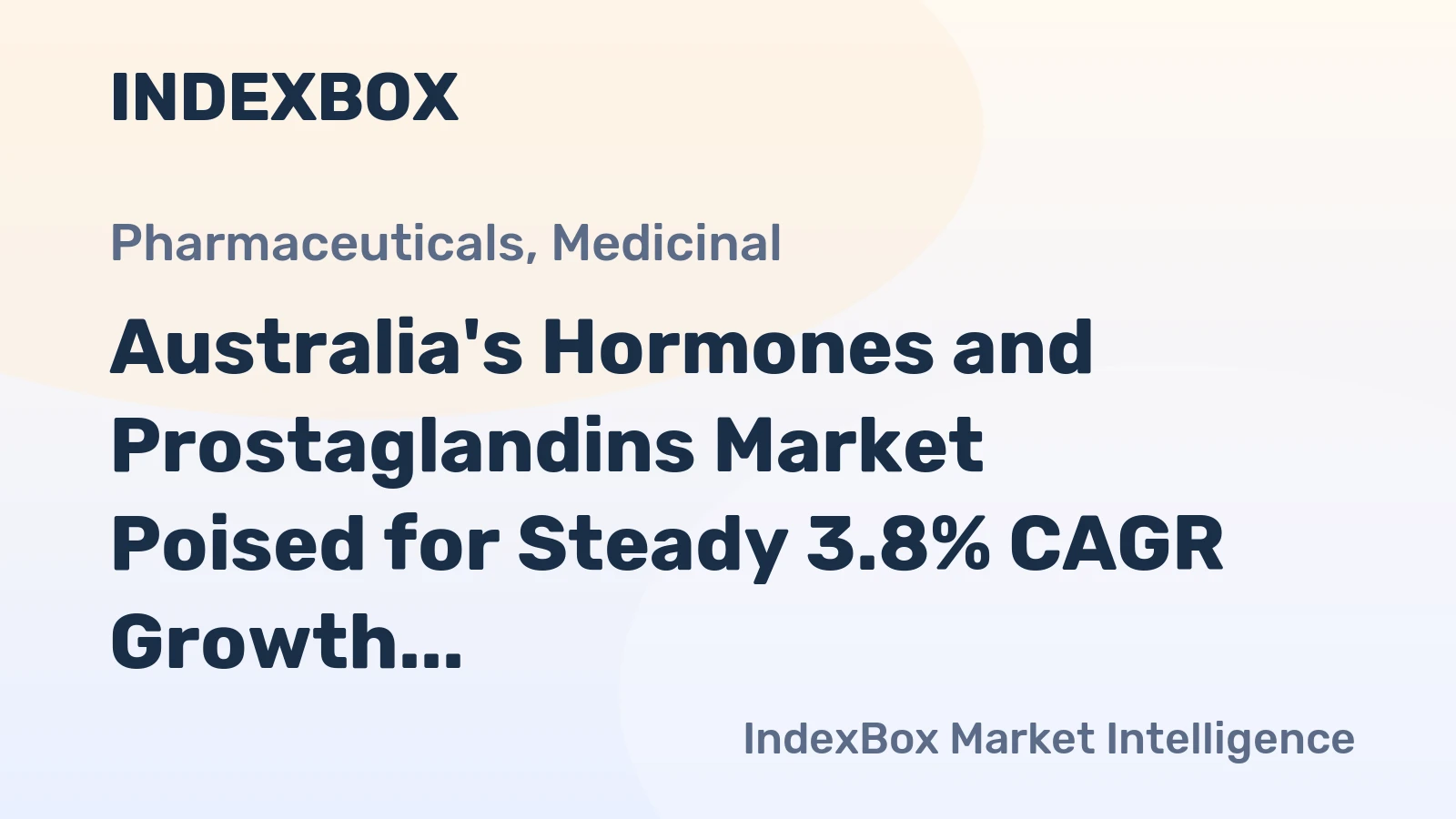 Australia's Hormones and Prostaglandins Market Poised for Steady 3.8% CAGR Growth Through 2035