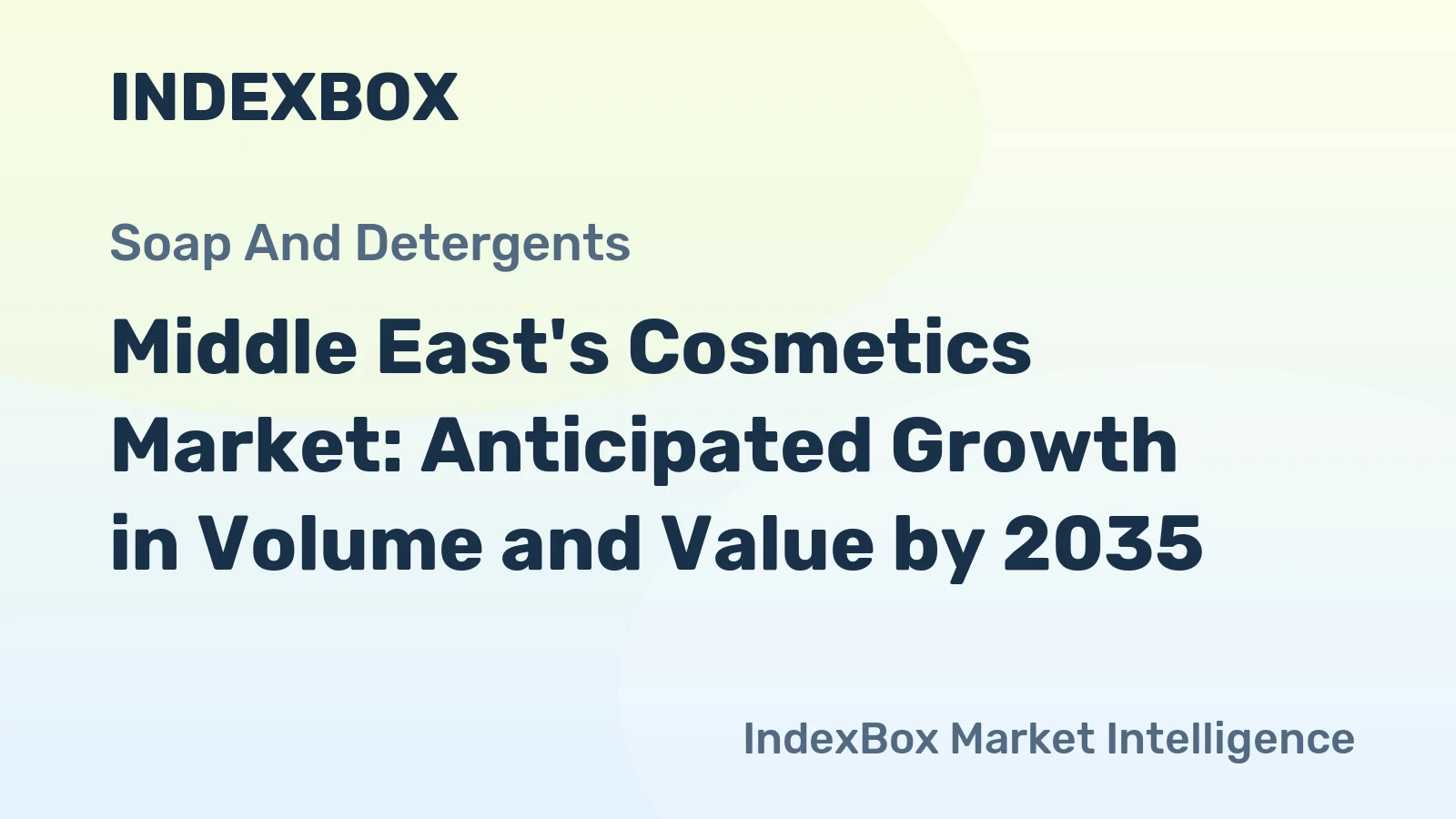 Middle East's Cosmetics Market: Anticipated Growth in Volume and Value by 2035