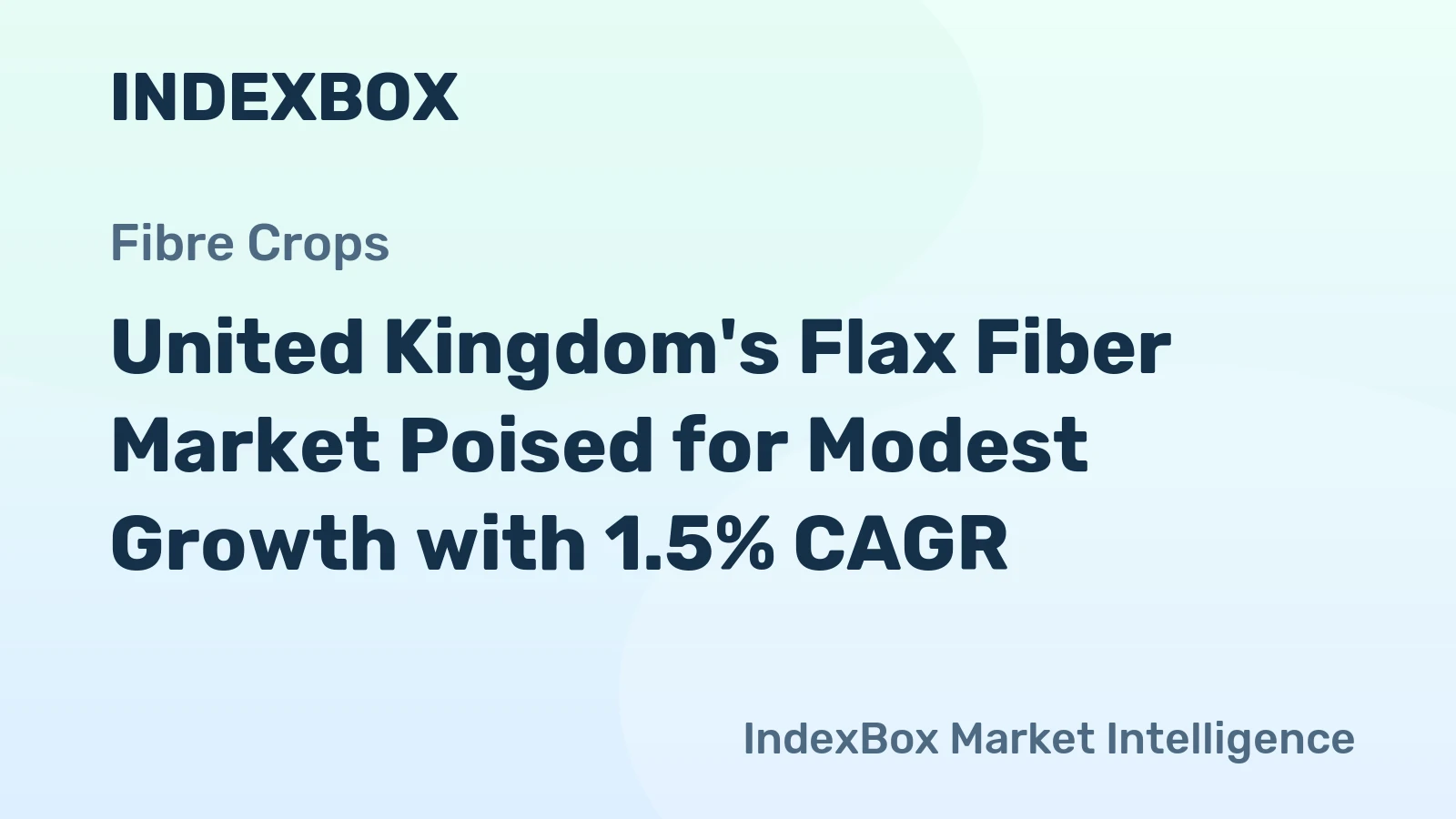 United Kingdom's Flax Fiber Market Poised for Modest Growth with 1.5% CAGR