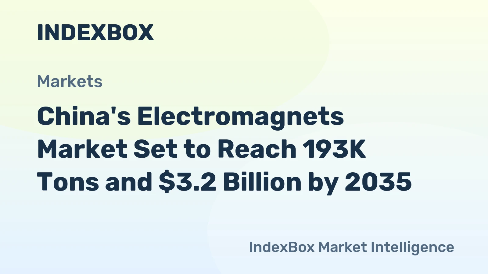 China's Electromagnets Market Set to Reach 193K Tons and $3.2 Billion by 2035