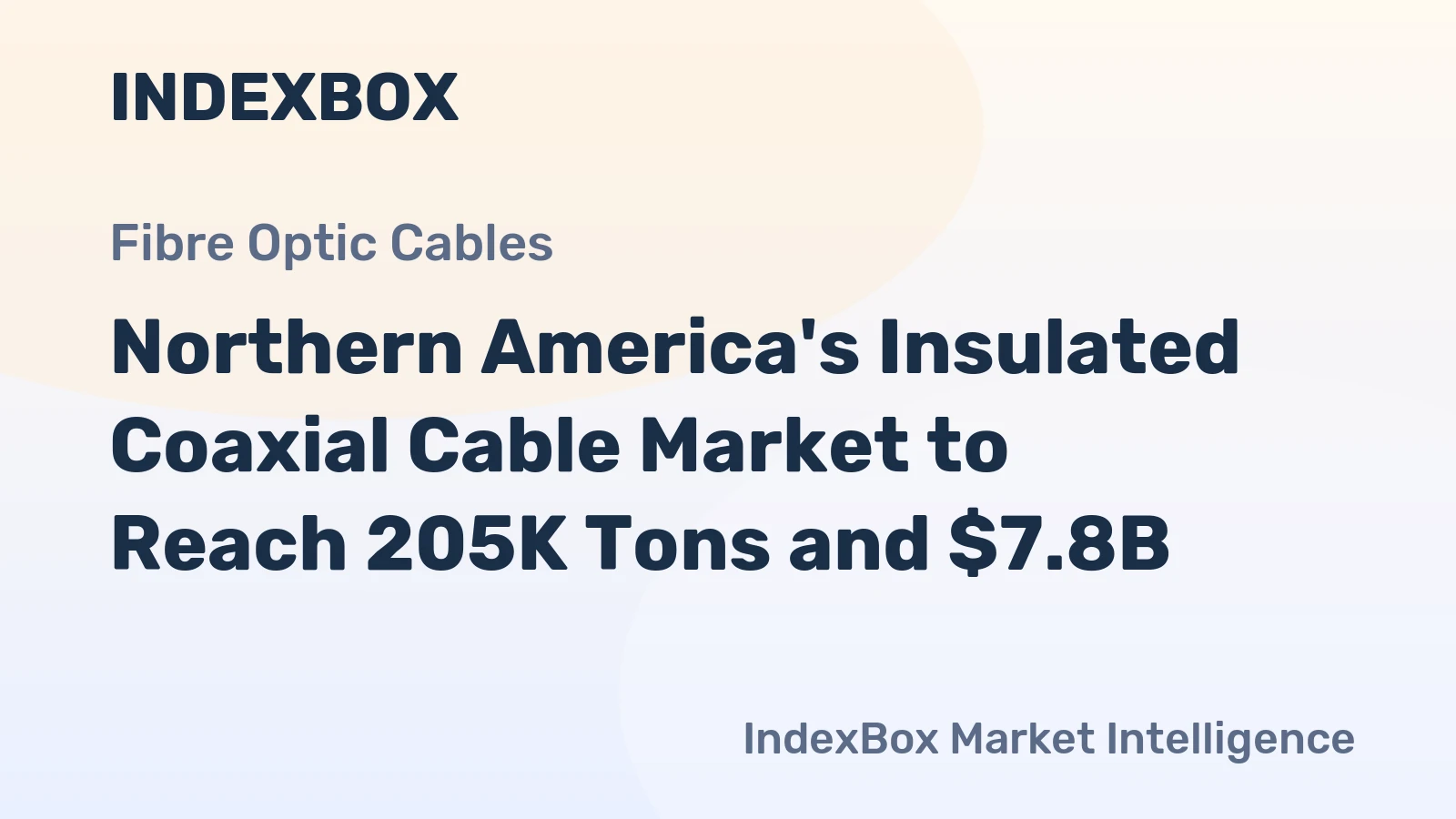 Northern America's Insulated Coaxial Cable Market to Reach 205K Tons and $7.8B