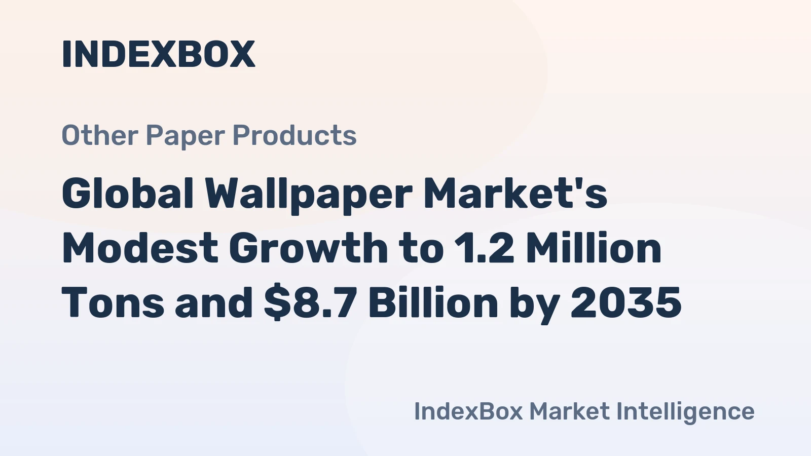 Global Wallpaper Market's Modest Growth to 1.2 Million Tons and $8.7 Billion by 2035