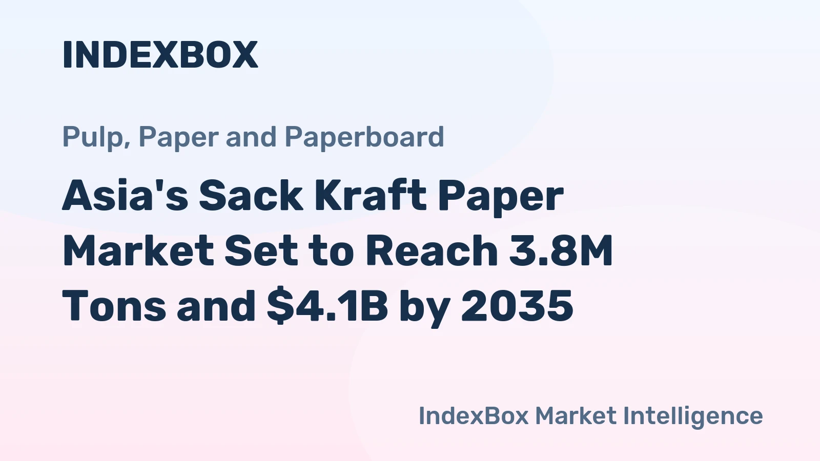 Asia's Sack Kraft Paper Market Set to Reach 3.8M Tons and $4.1B by 2035