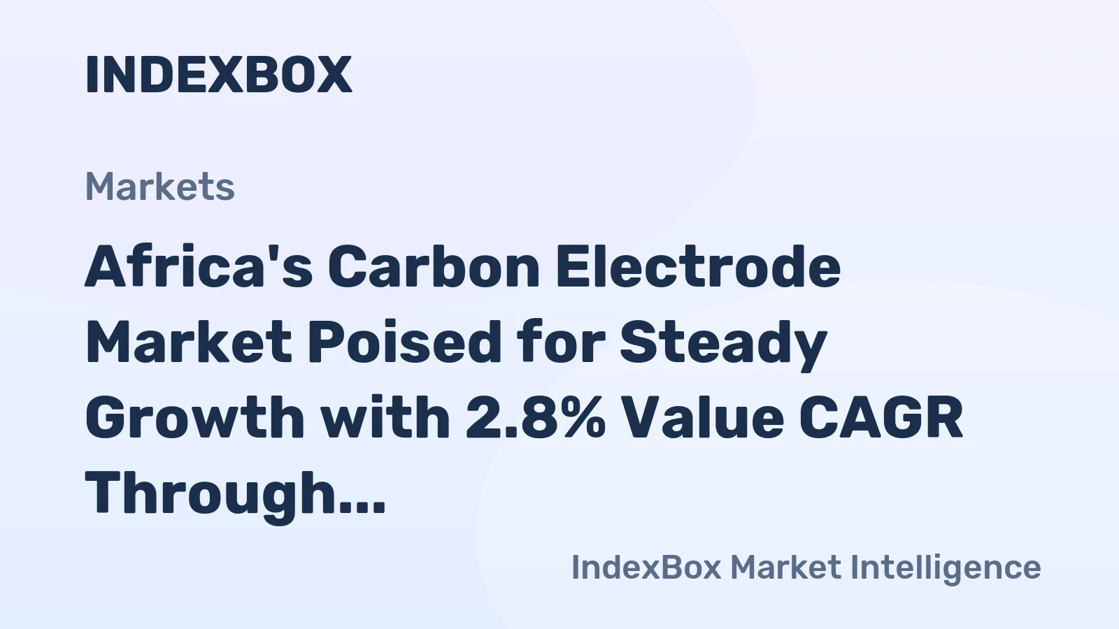 Africa's Carbon Electrode Market Poised for Steady Growth with 2.8% Value CAGR Through 2035
