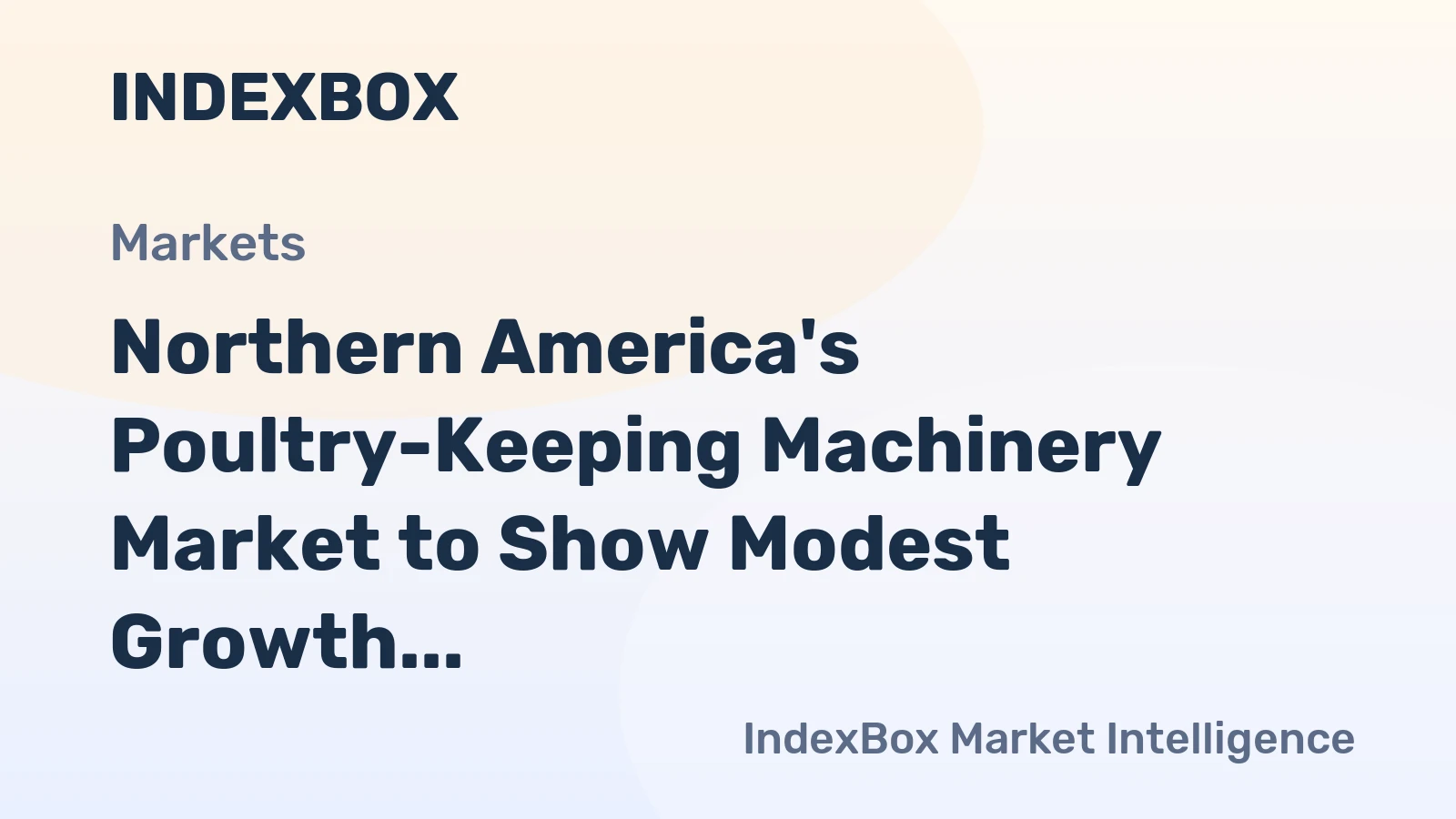 Northern America's Poultry-Keeping Machinery Market to Show Modest Growth with CAGR of +0.8% from 2024 to 2035