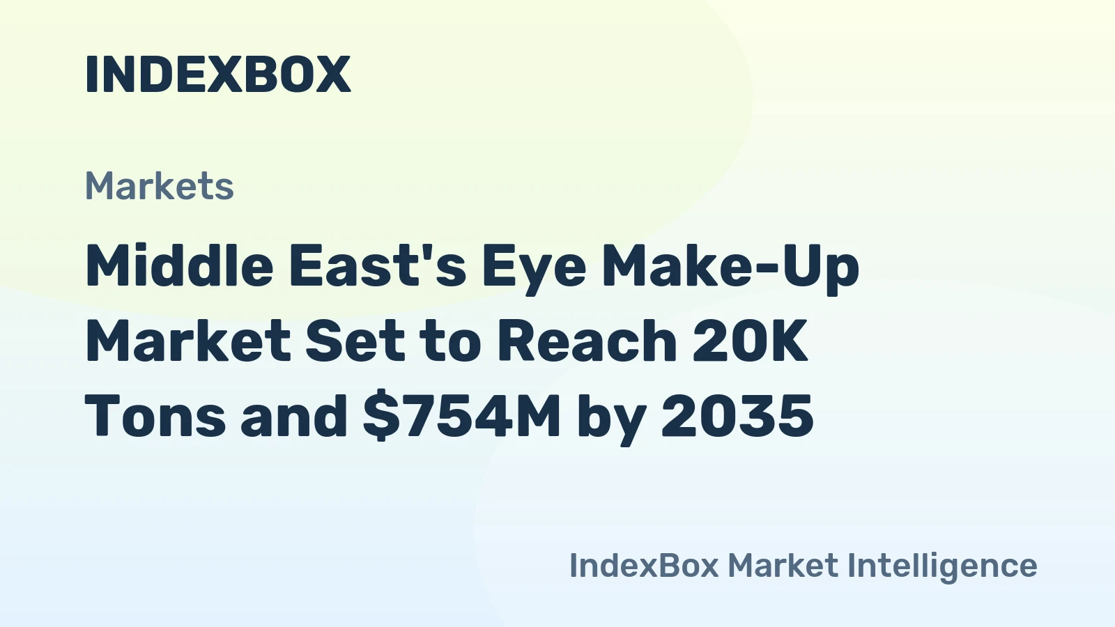 Middle East's Eye Make-Up Market Set to Reach 20K Tons and $754M by 2035