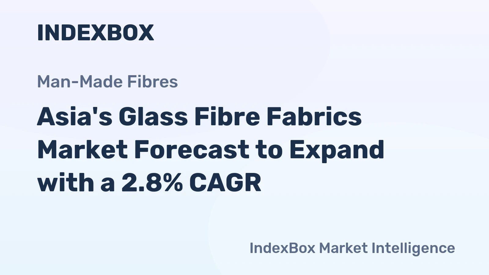 Asia's Glass Fibre Fabrics Market Forecast to Expand with a 2.8% CAGR