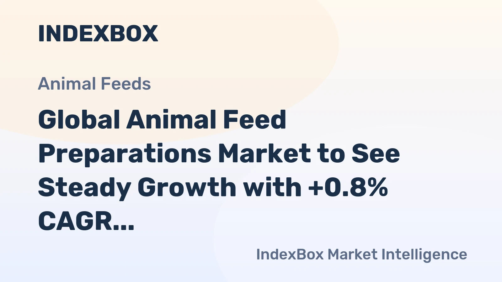 Global Animal Feed Preparations Market to See Steady Growth with +0.8% CAGR Leading to 956M Tons by 2035