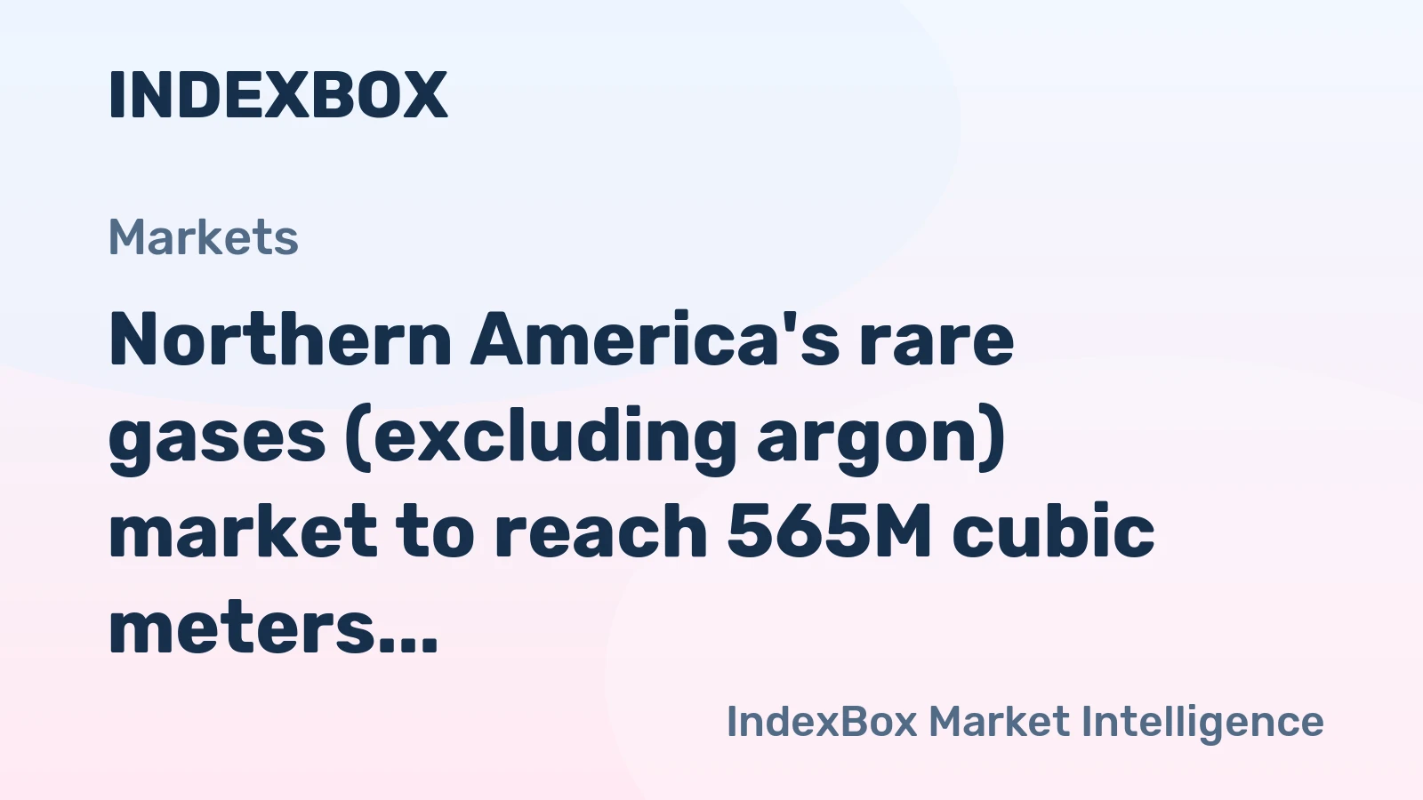 Northern America's rare gases (excluding argon) market to reach 565M cubic meters in volume and $10B in value by 2035, continuing its upward trend.