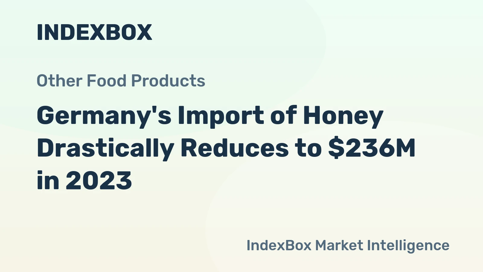 Germany's Import of Honey Drastically Reduces to $236M in 2023