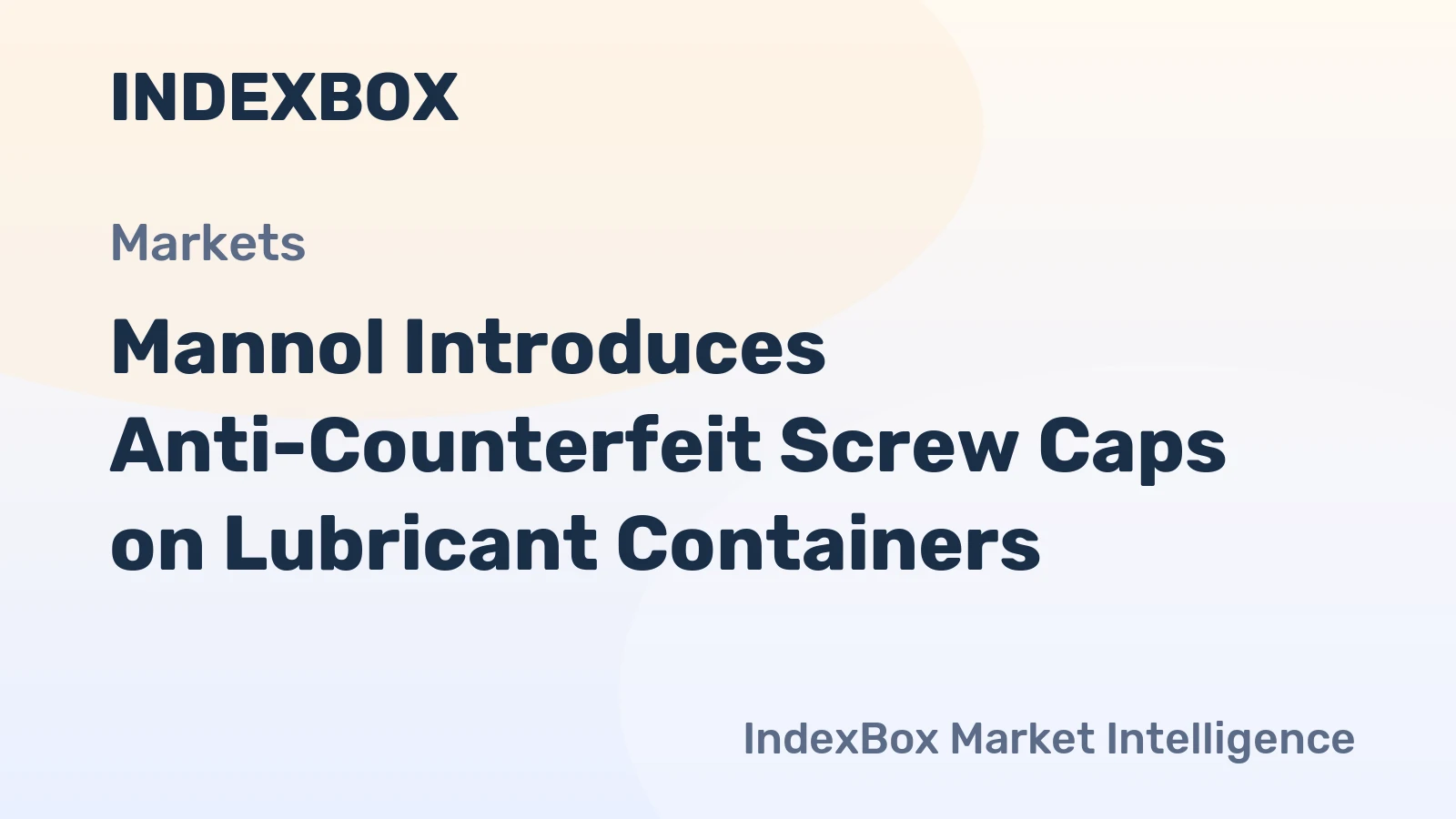 Mannol Introduces Anti-Counterfeit Screw Caps on Lubricant Containers