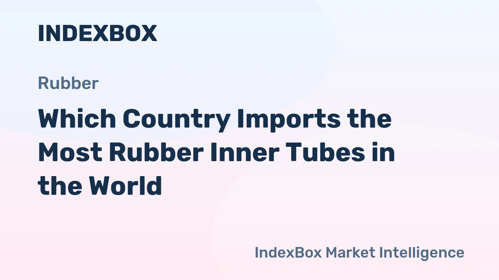 Which Country Imports the Most Rubber Inner Tubes in the World?