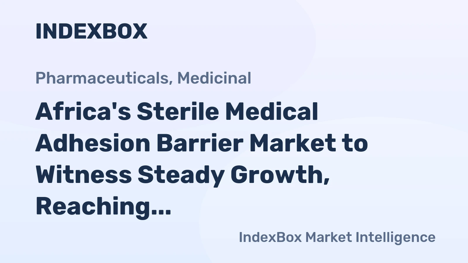 Africa's Sterile Medical Adhesion Barrier Market to Witness Steady Growth, Reaching 2.5K Tons and $182M by 2035