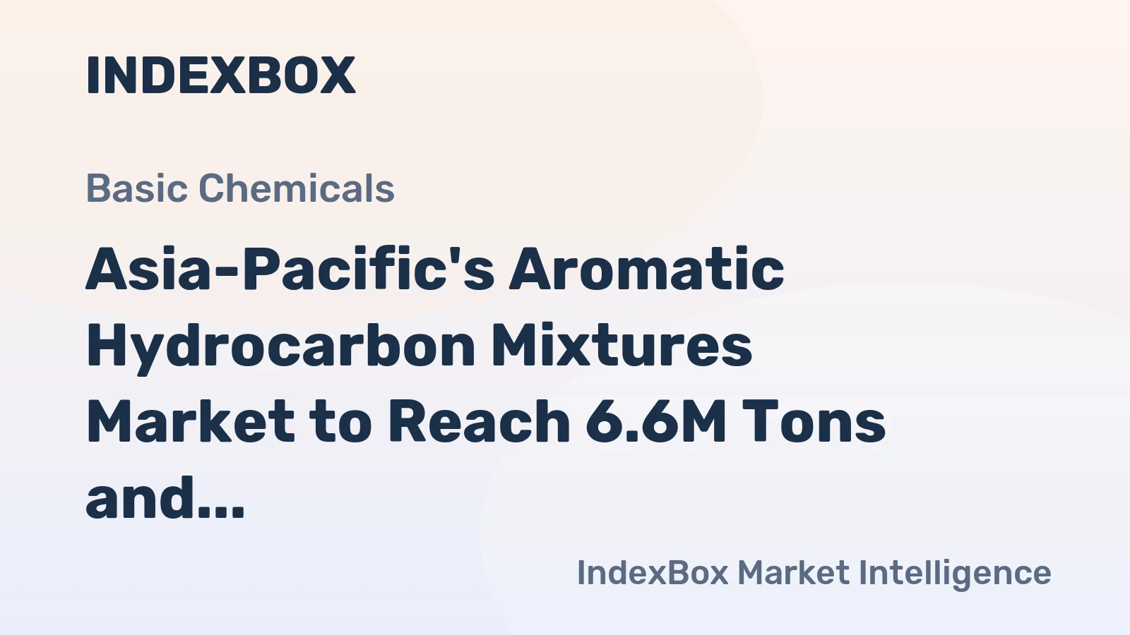 Asia-Pacific's Aromatic Hydrocarbon Mixtures Market to Reach 6.6M Tons and $6.1B by 2035, Driven by Rising Demand