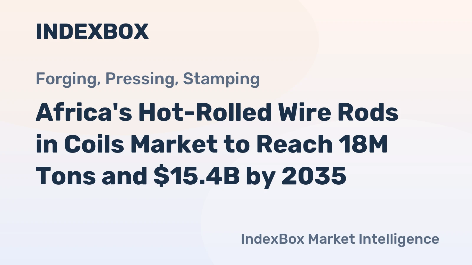 Africa's Hot-Rolled Wire Rods in Coils Market to Reach 18M Tons and $15.4B by 2035