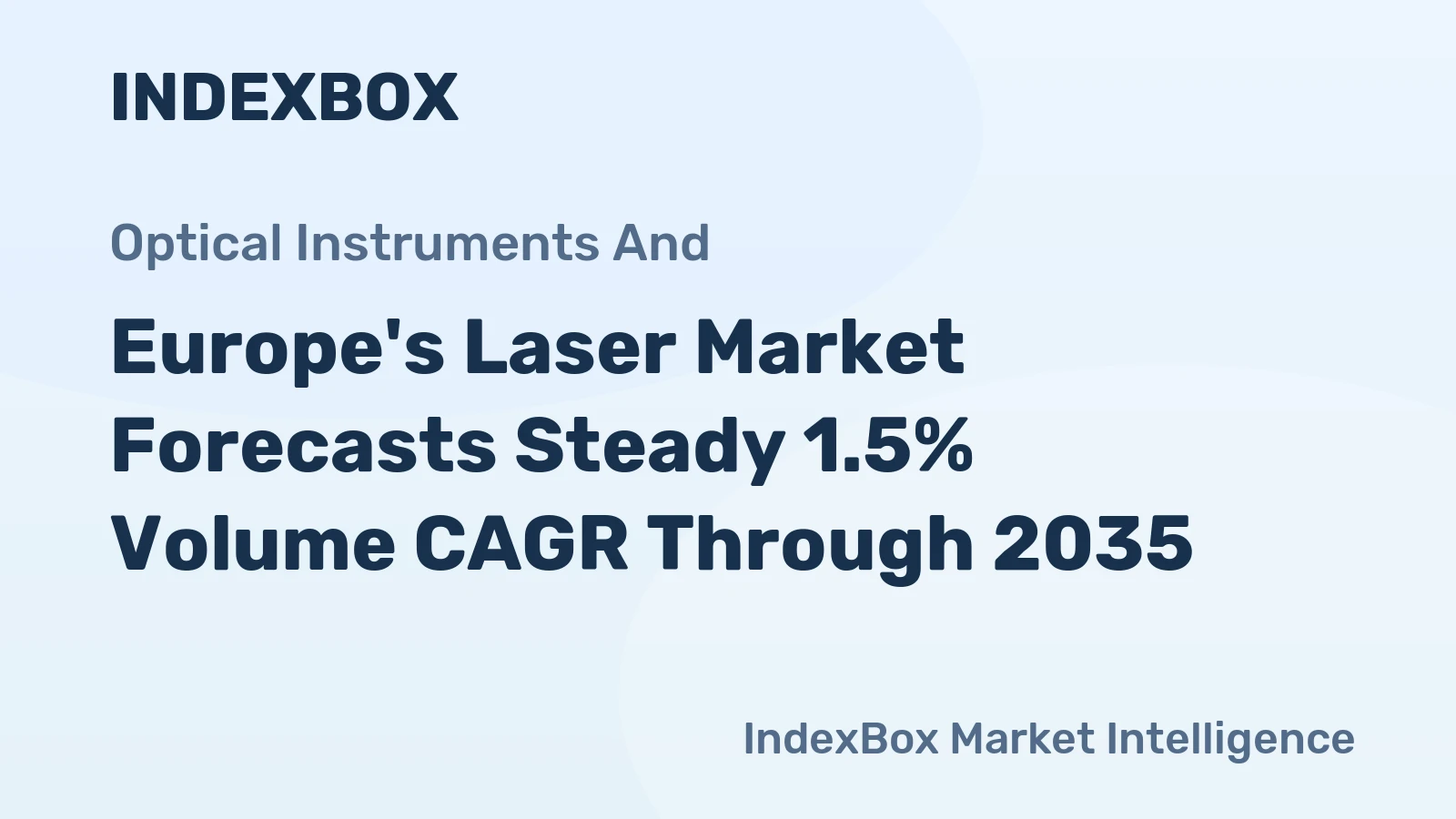 Europe's Laser Market Forecasts Steady 1.5% Volume CAGR Through 2035