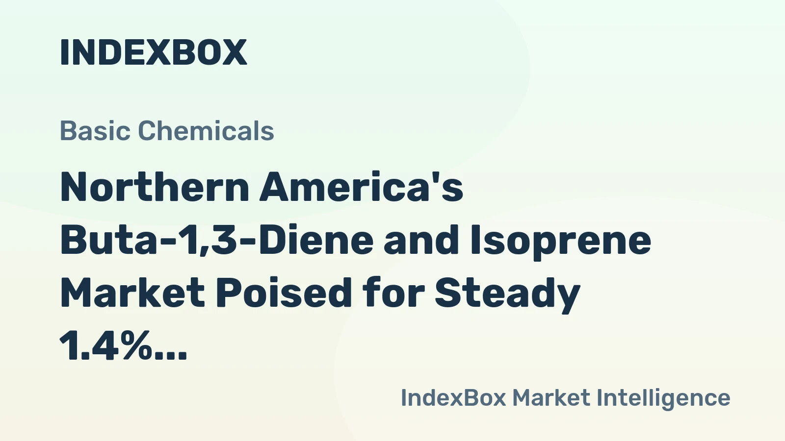 Northern America's Buta-1,3-Diene and Isoprene Market Poised for Steady 1.4% CAGR Growth