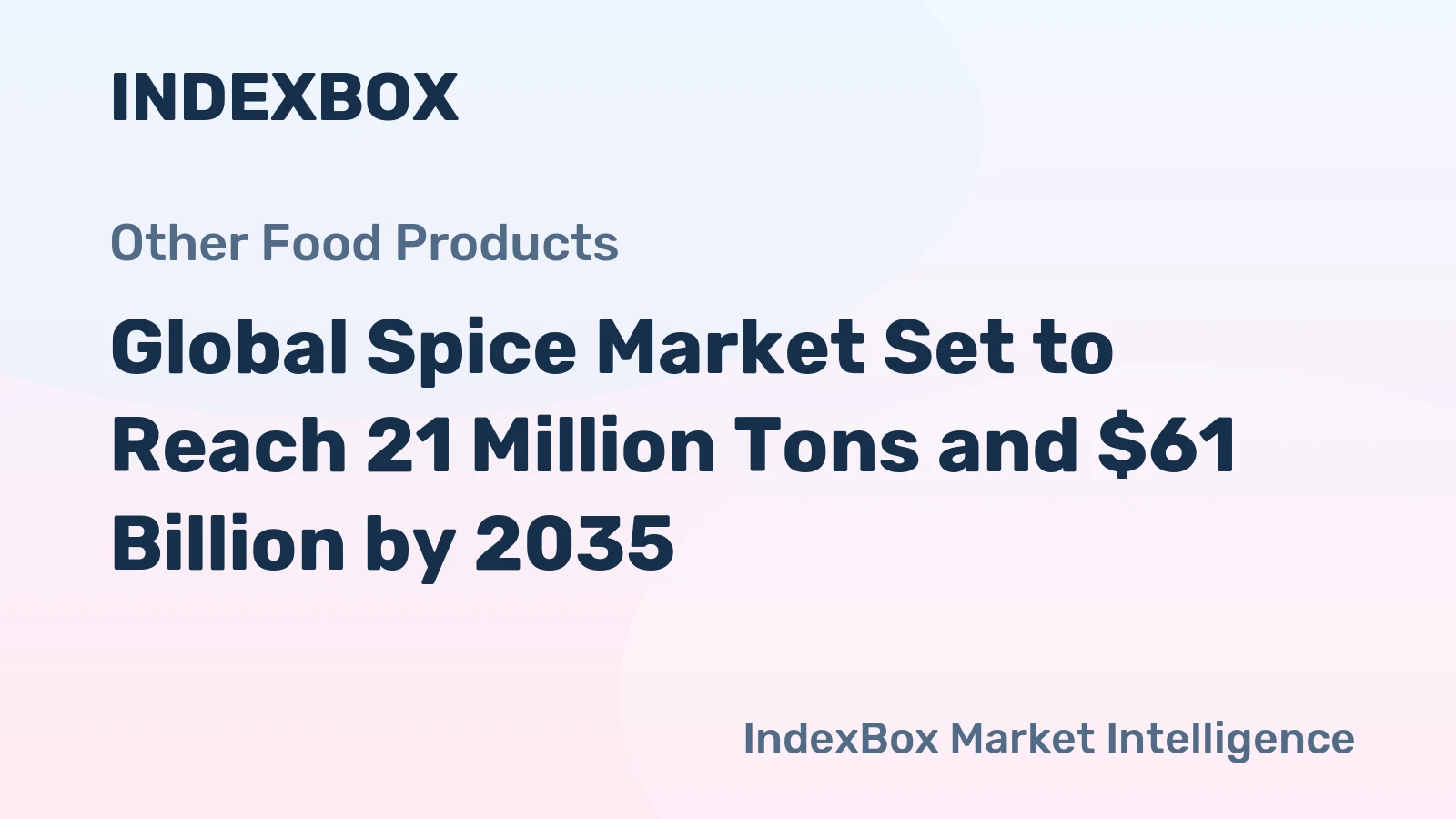 Global Spice Market Set to Reach 21 Million Tons and $61 Billion by 2035